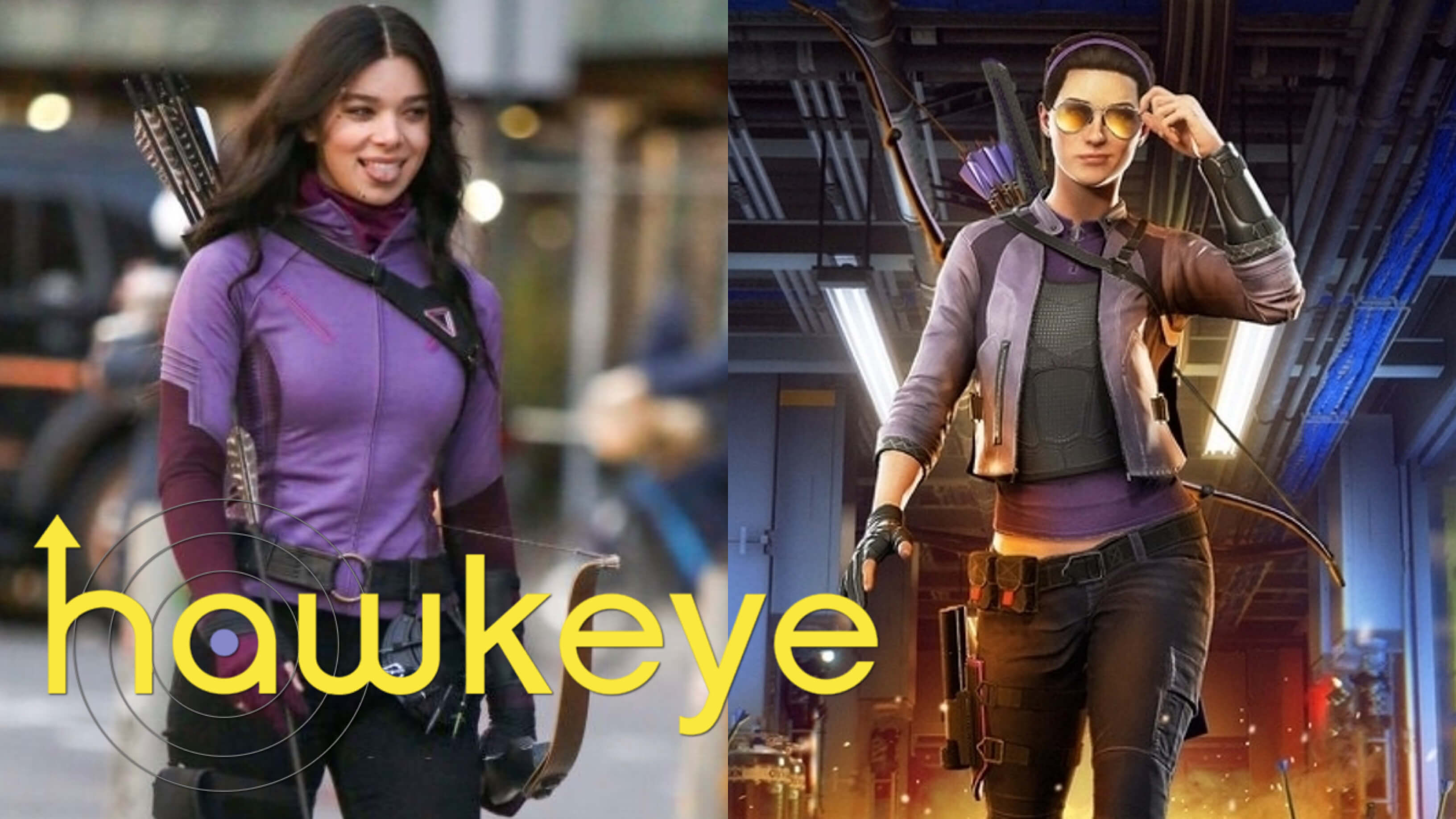 Hailee Steinfeld Suits up as Kate Bishop in New ‘Hawkeye’ Set Photos ...